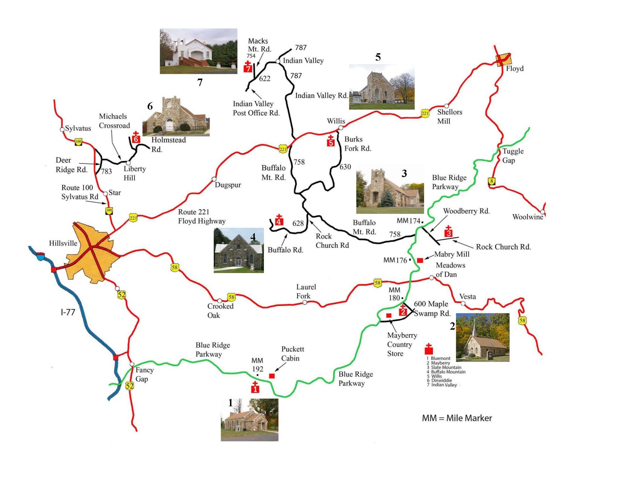 Visit Floyd Virginia | Historic Rock Churches