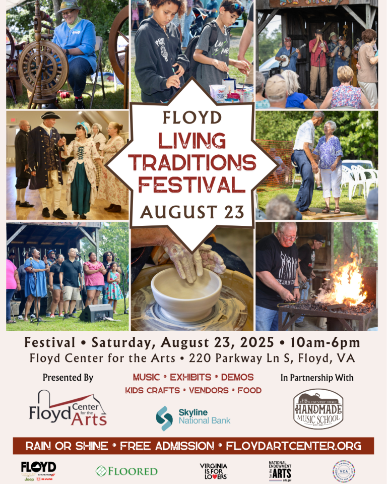 Visit Floyd Virginia | 3rd Annual Floyd Living Traditions Festival